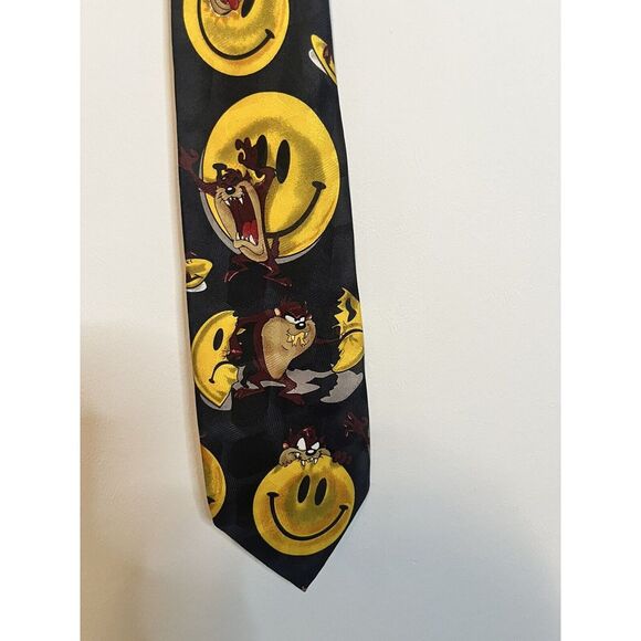Accessories | Looney Tunes 1996 Tasmanian Tie Devil Taz Smiley Face ...
